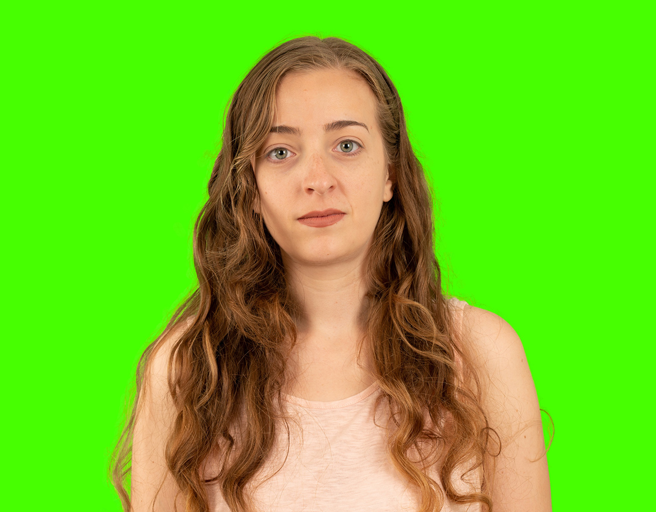 Dataset of human faces of women and front shots only